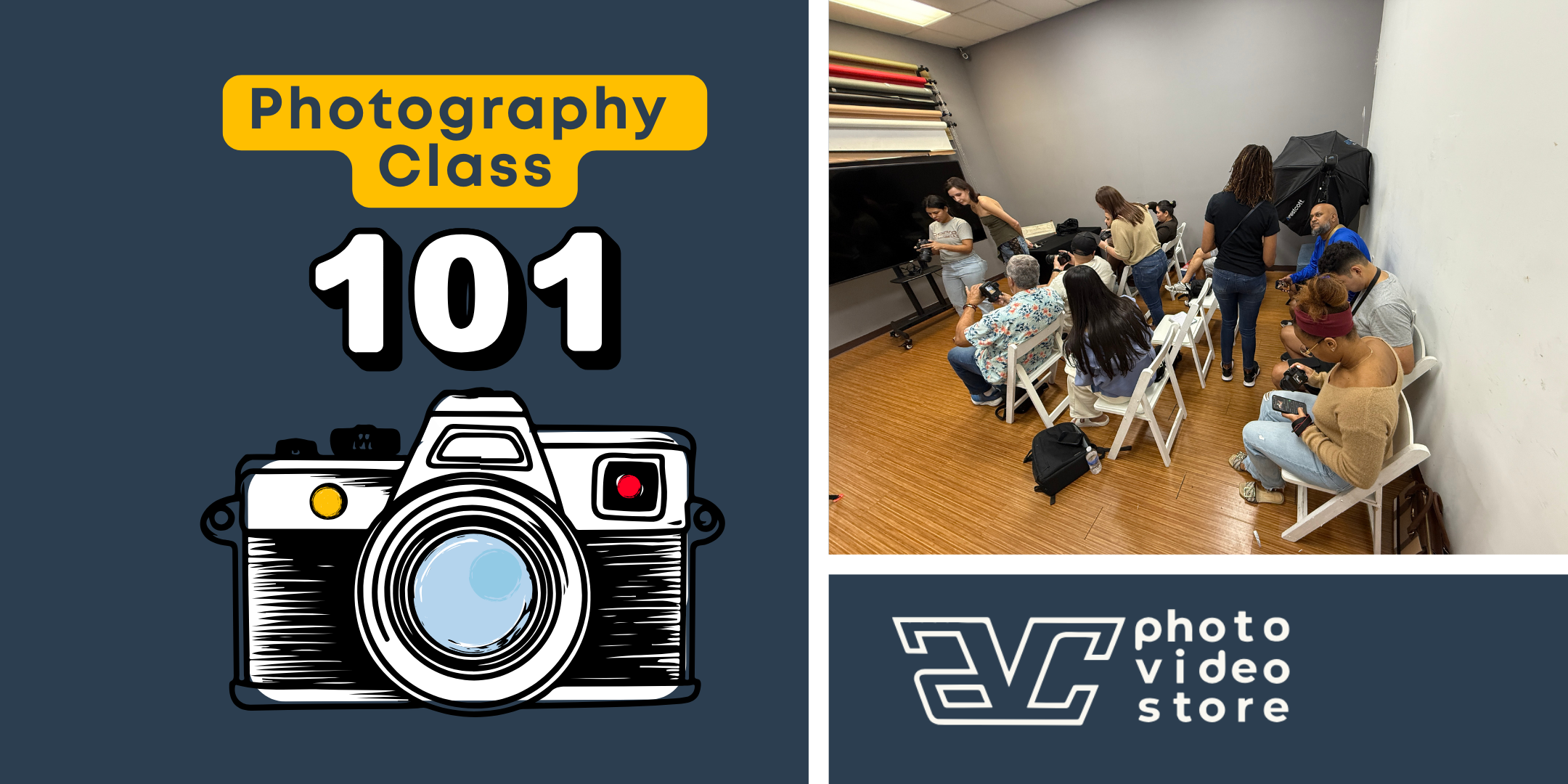 Photo 101: Empowering New Photographers Every Month – AVC photo video store