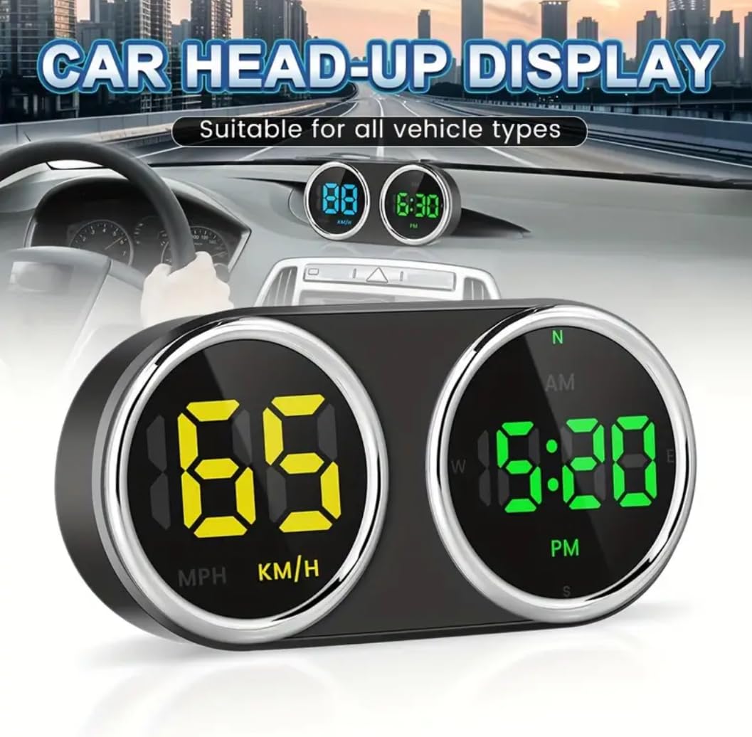 Ouyaaqii GPS Heads Up Display for Cars-Universal Digital Dashboard Spe ...